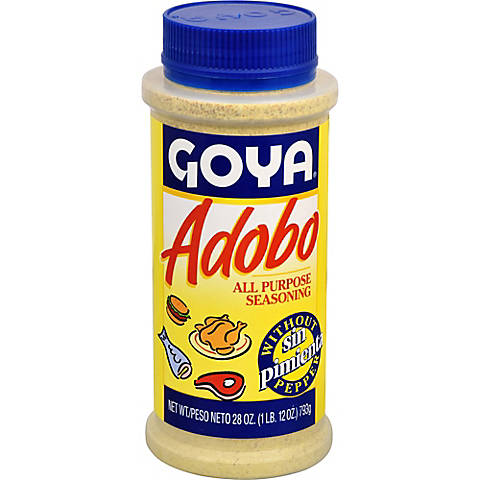 1-GOYA Adobo All Purpose Seasoning (Beef, Chicken, Fish) 28oz – Ginkgo ...